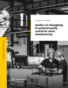 AI quality control for manufacturing