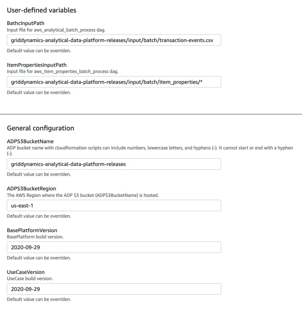 Data platform on AWS