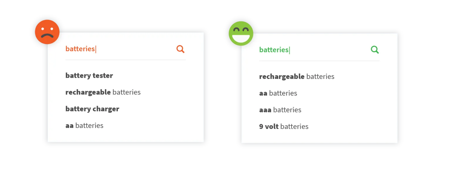 Smart autocomplete best practices