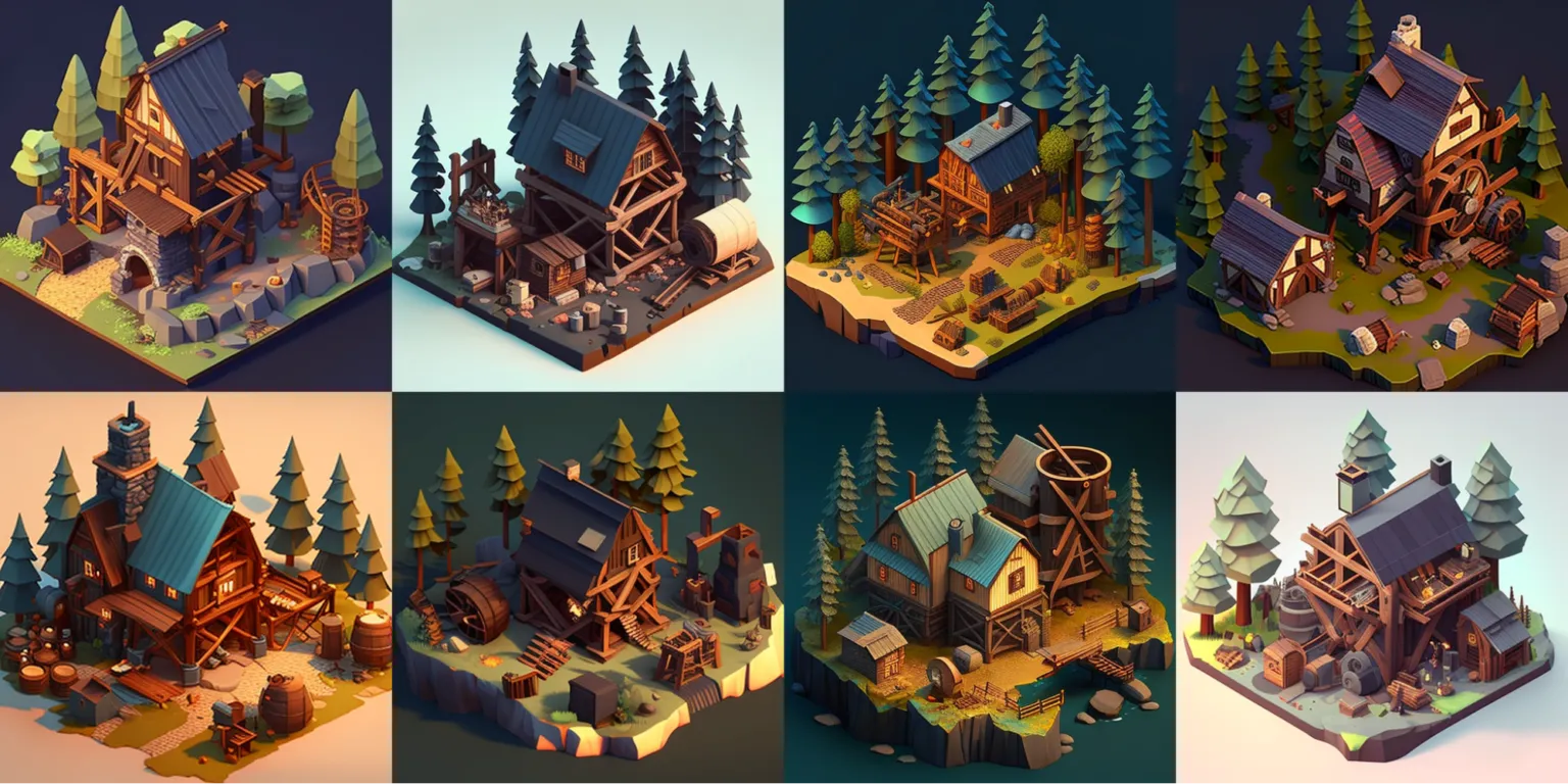 Game Assets Creation With Generative AI Tools: A Tutorial