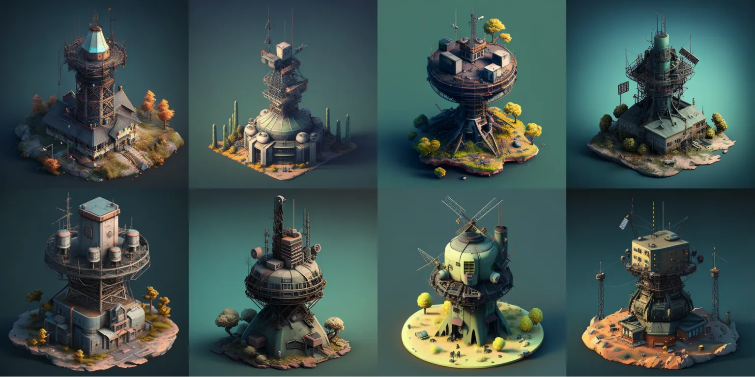 Game Assets Creation With Generative AI Tools: A Tutorial