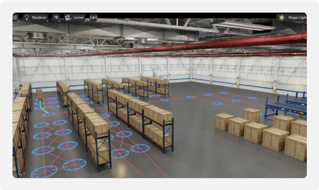 Digital Twin Warehouse Layout Optimization